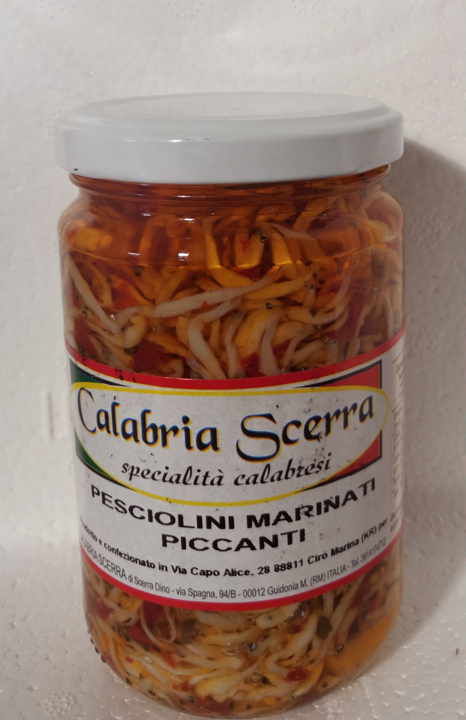 Sardella Di Cirò Marinata ( Poisson Blanc épicé ) - Calabria Scerra ...